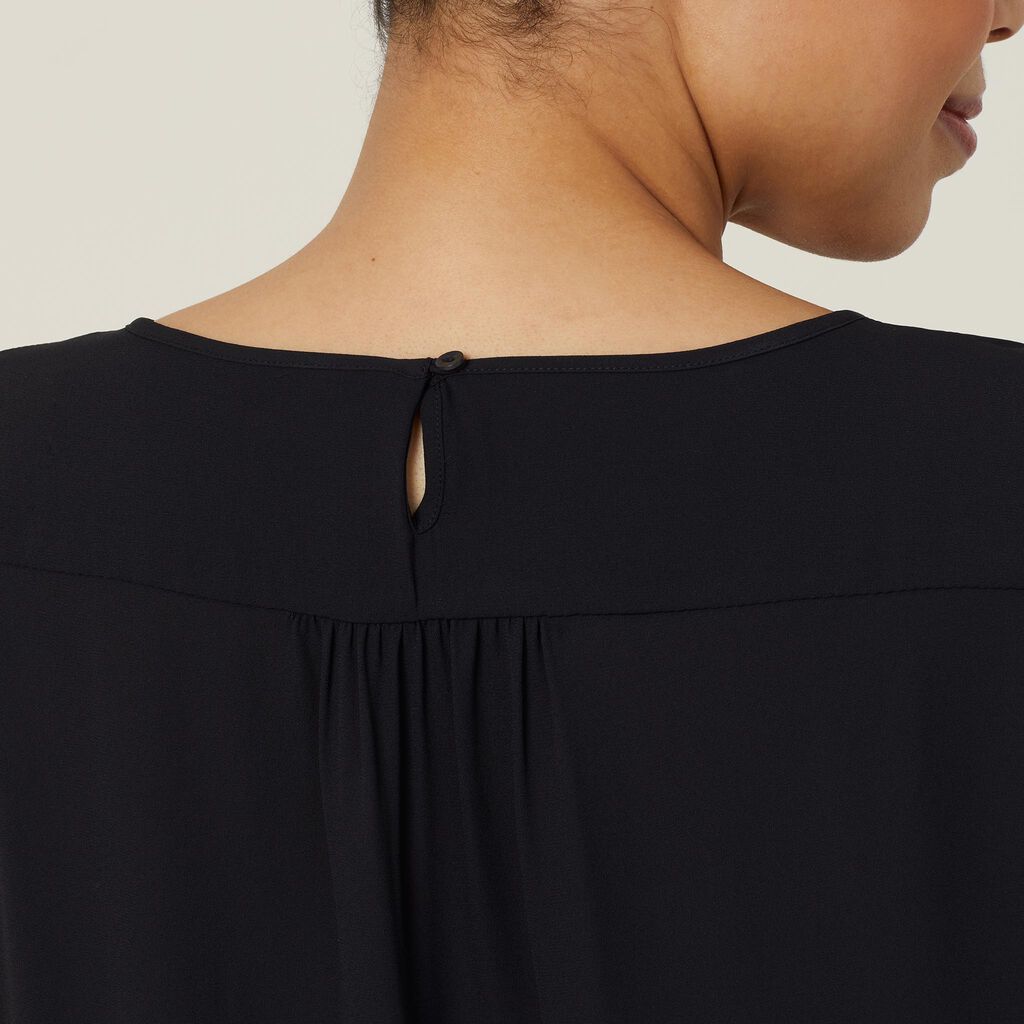 NNT Uniforms Georgie Fluted Sleeve Top (CATUK4) – Workwear Wholesalers